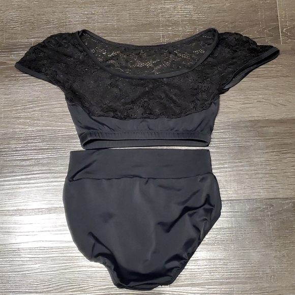 Body Wrappers | Costumes | Black 2 Piece Dance Set | Poshmark
